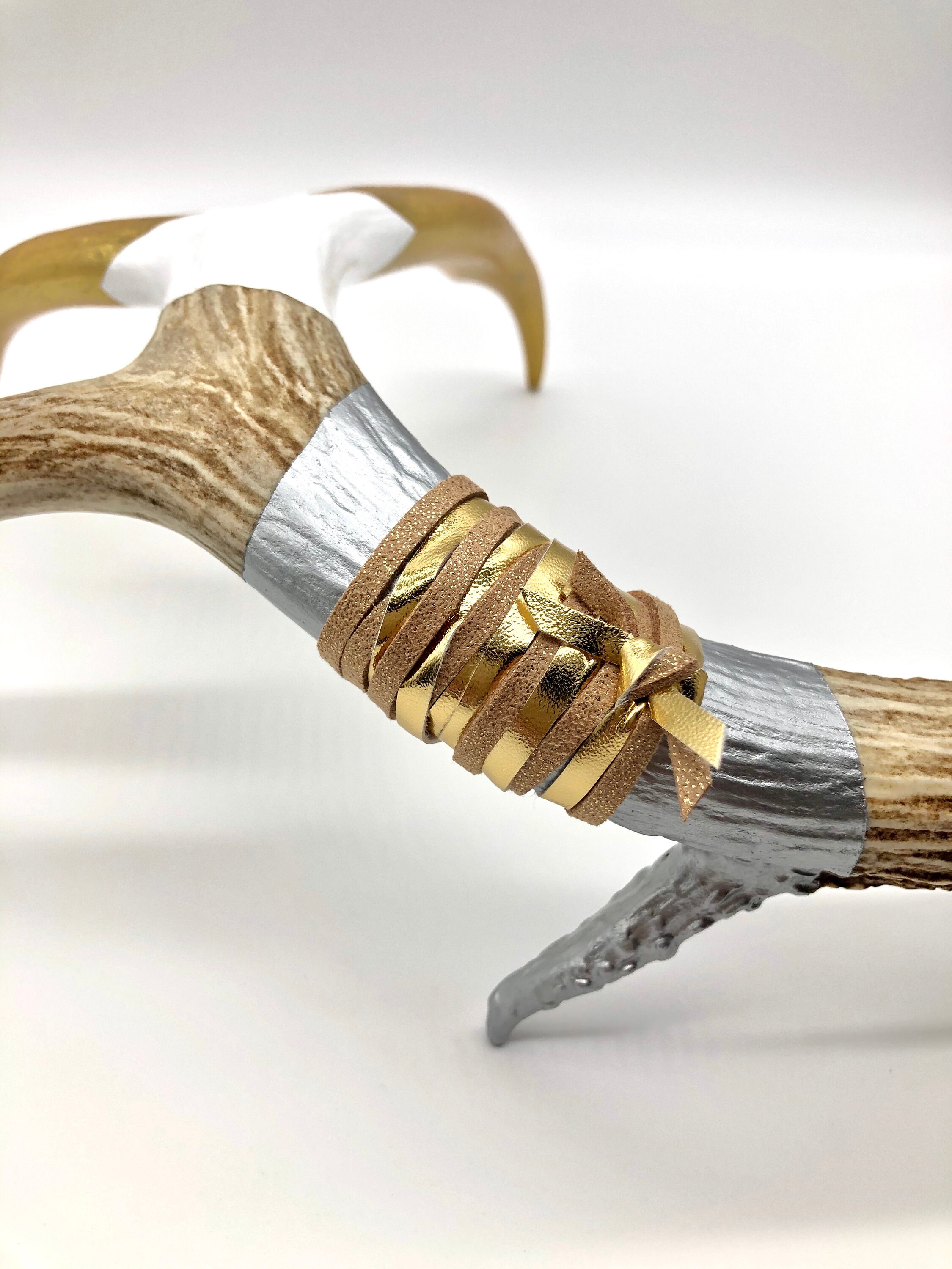 Example of A Custom Order - Matched Set of Painted Antlers - Read ...