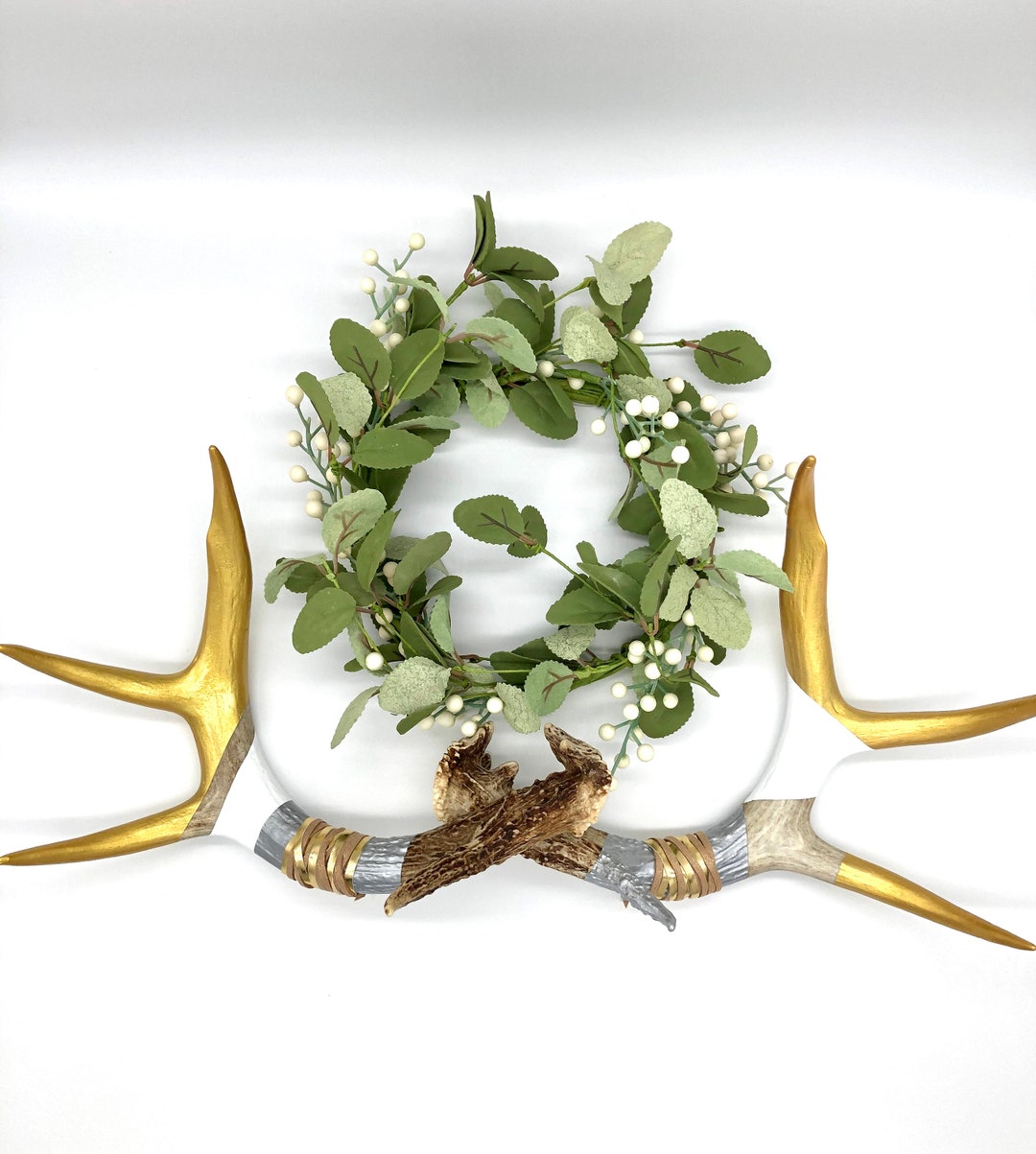 Example of A Custom Order - Matched Set of Painted Antlers - Read ...