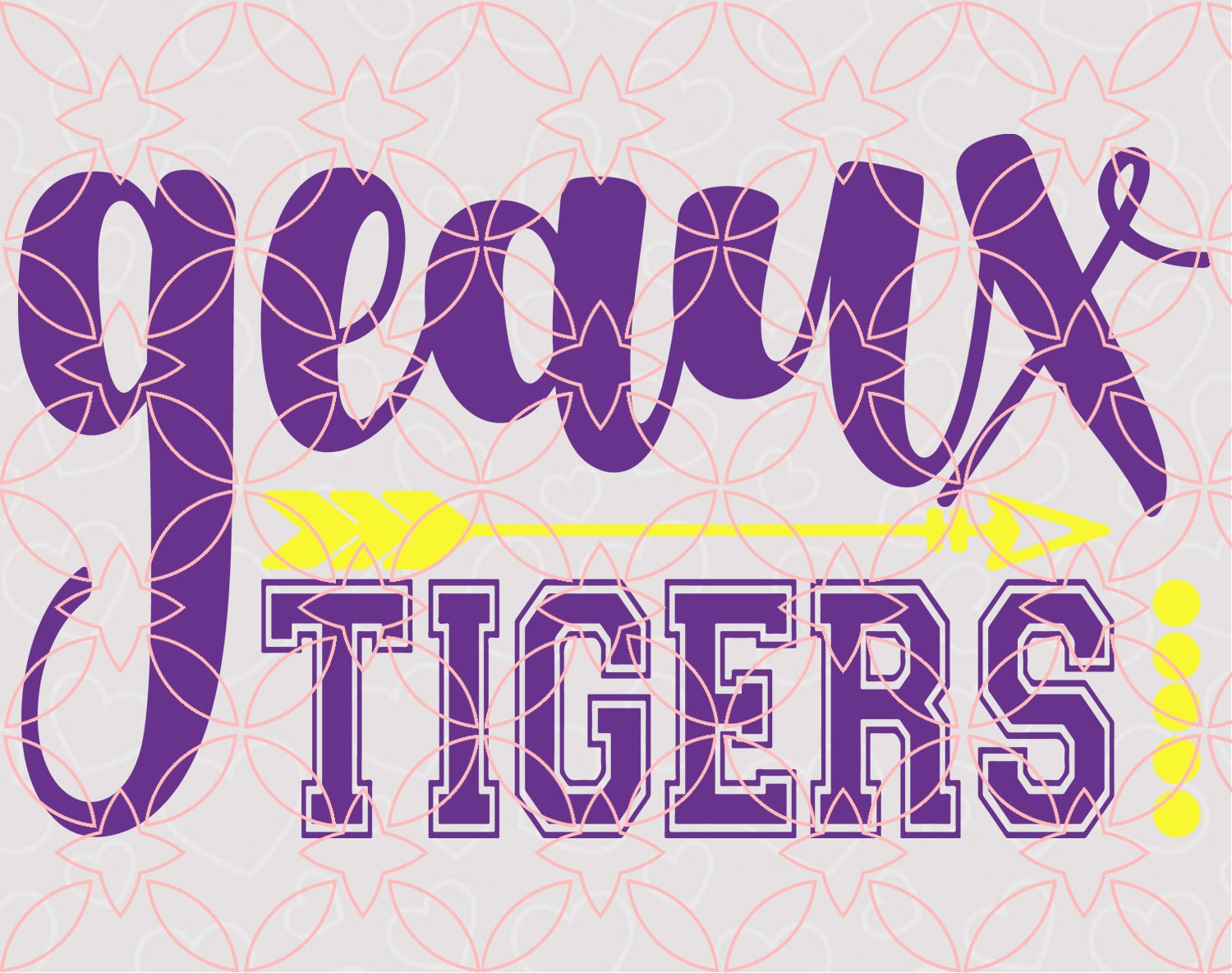 Geaux Tigers Svg LSU Svg Png Dxf and Pdf Files - Etsy