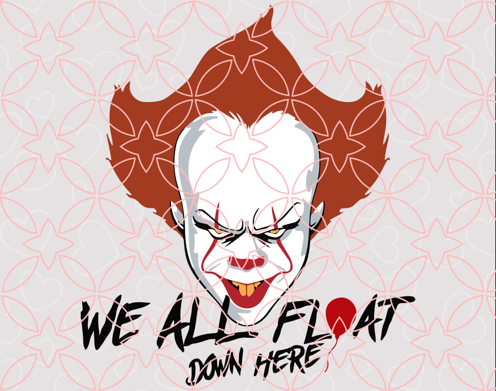 Pennywise Svg We All Float Down here Svg halloween Svg IT Svg | Etsy