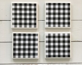 Buffalo Check Tiles - Etsy