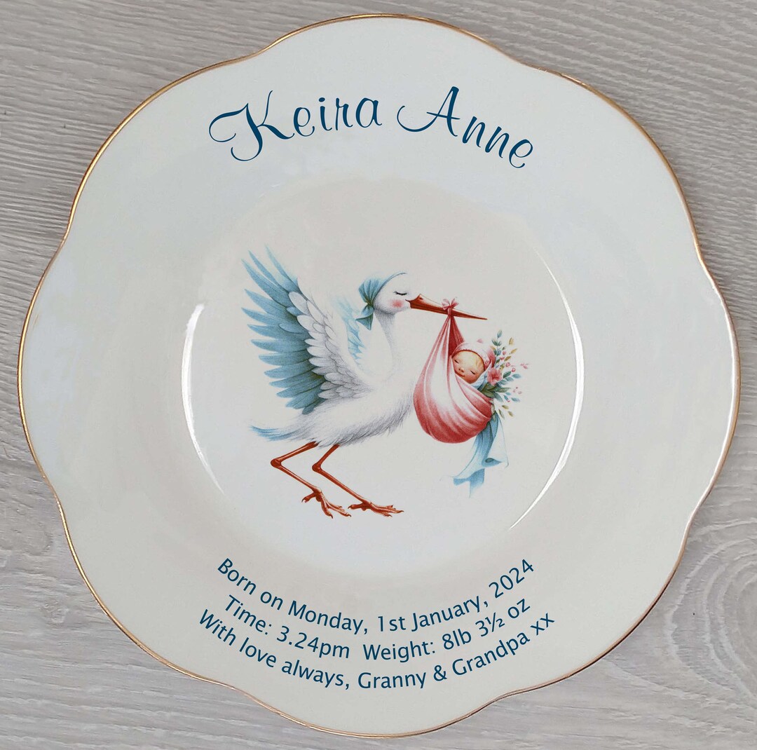Baby Birth or Christening Gifts - Any Wording - 8 Designs - 2 Sizes ...