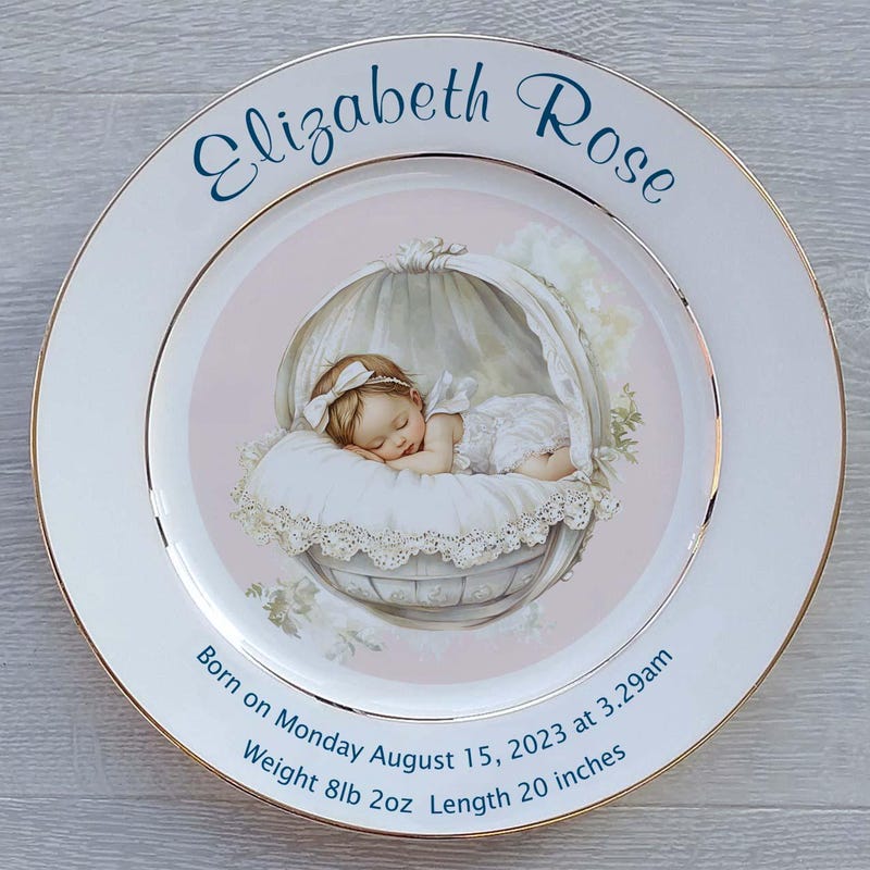 Birth Plates - Etsy