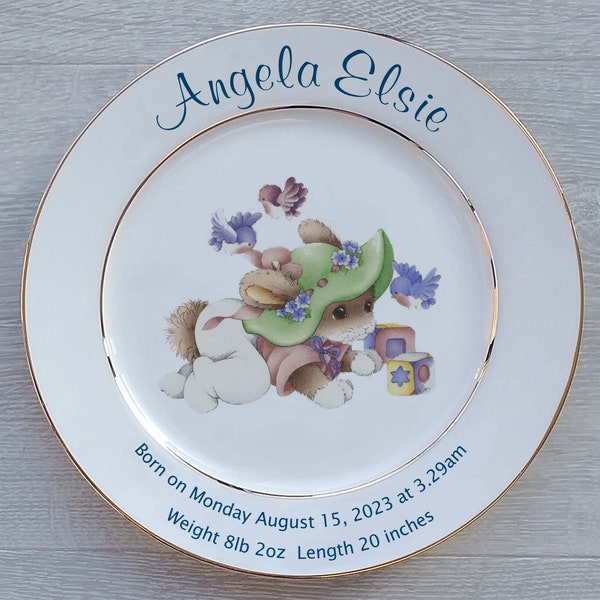 Birth Plates - Etsy