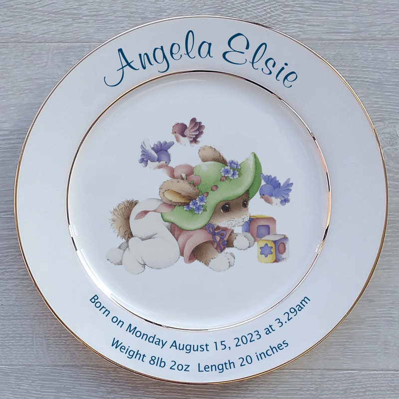 Birth Plates - Etsy