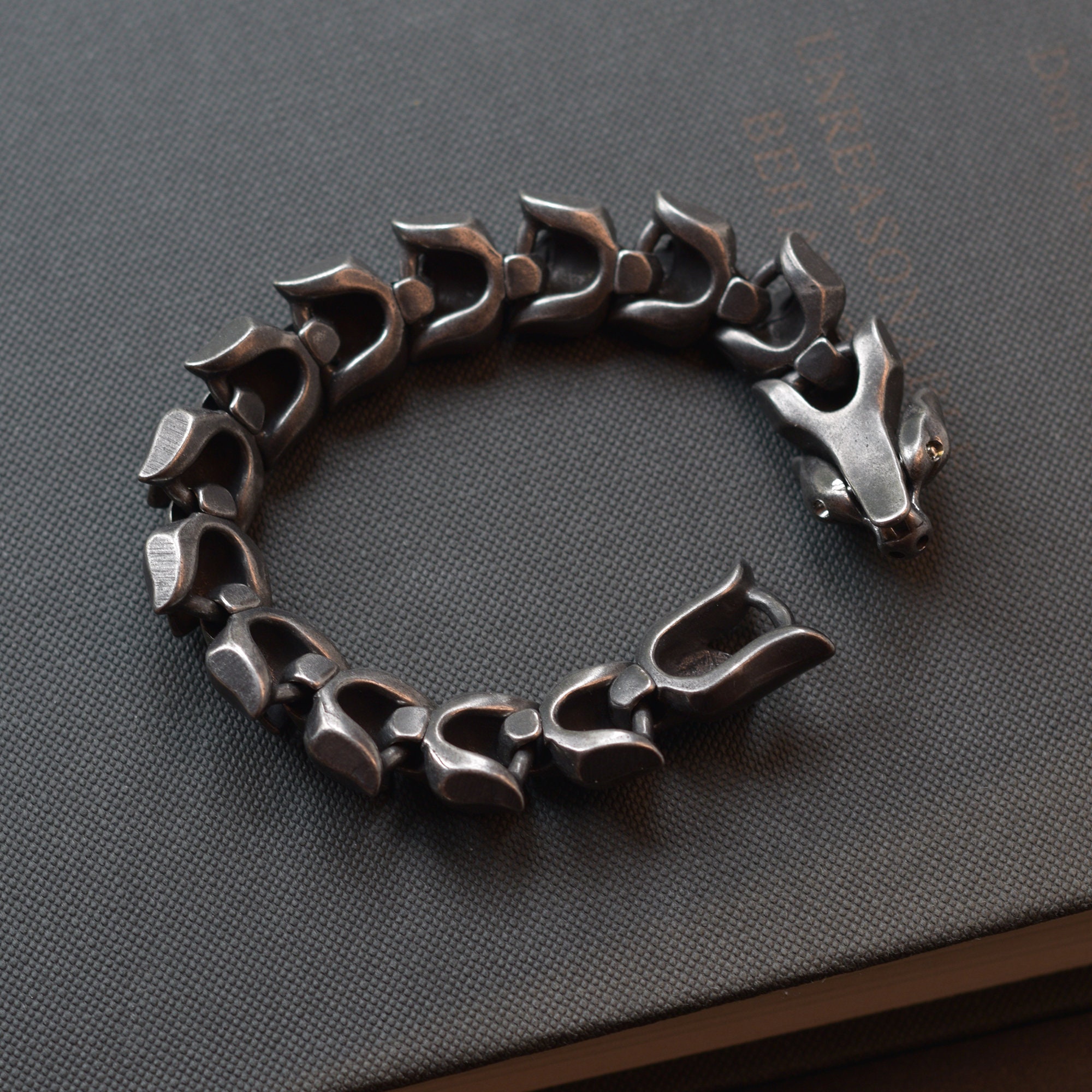 Dragon Spine Bracelet for Men stainless Steel Dragon Bone | Etsy