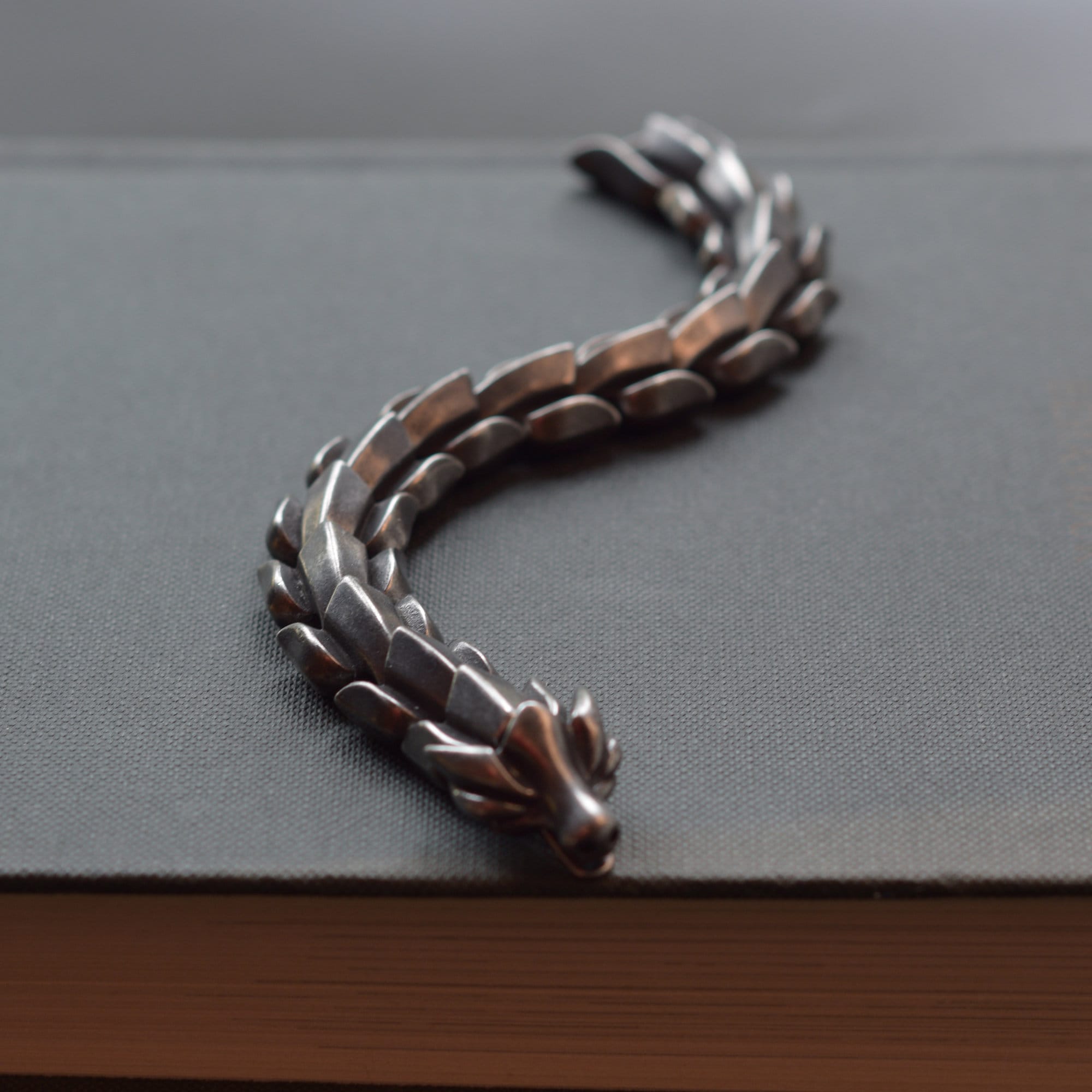 Dragon Spine Bracelet for Men stainless Steel Dragon Bone | Etsy