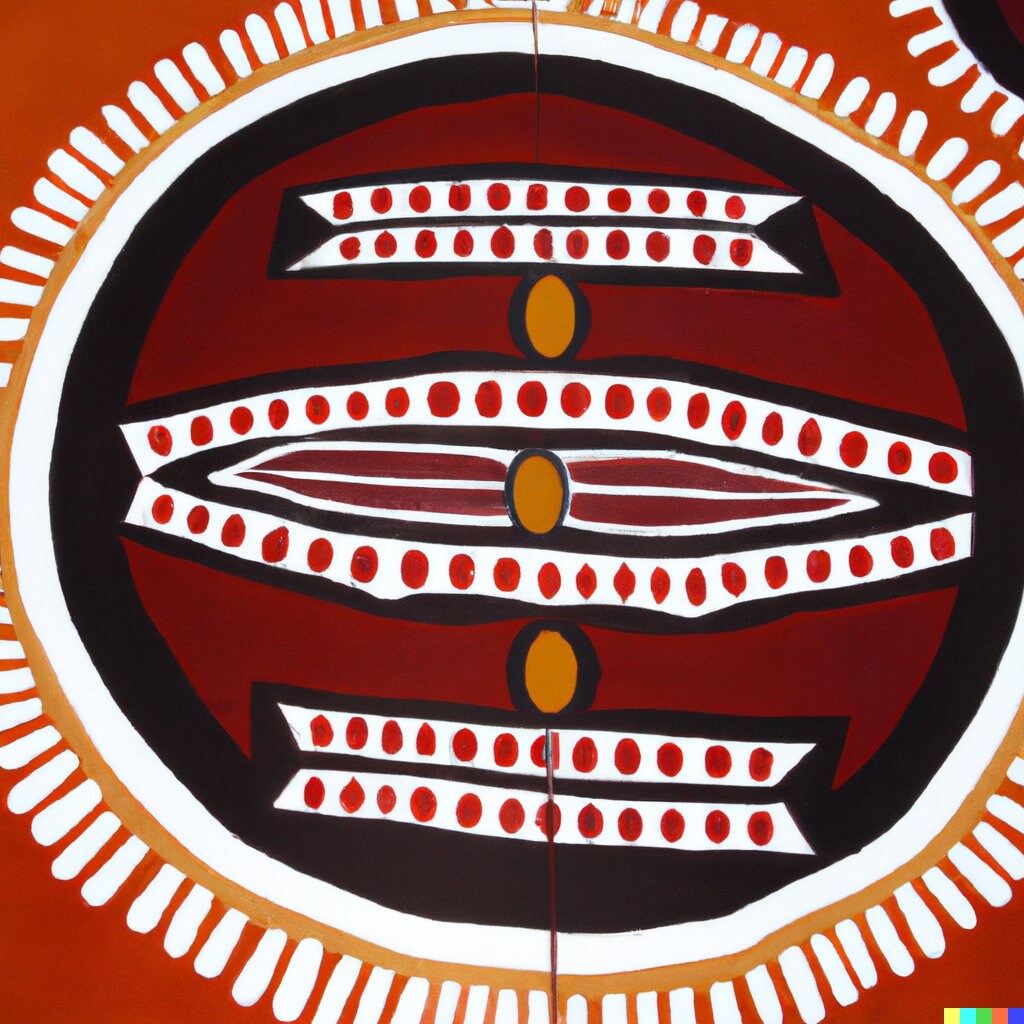 ABORIGINAL Circle Pattern INDIGENOUS Artai Wall Art Instant - Etsy