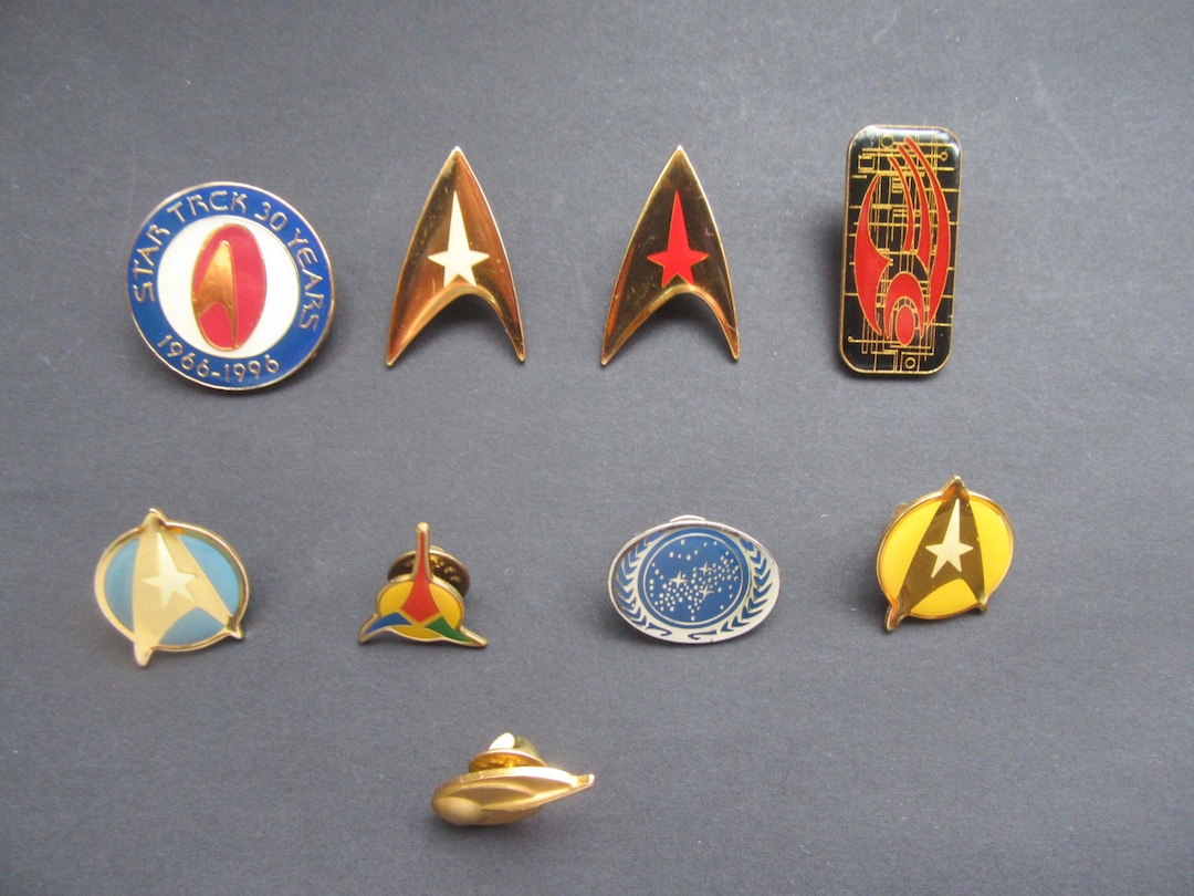 Vintage 1988 Pins Star Trek 1995 Pin Pins Badges. Choice of 9. - Etsy UK