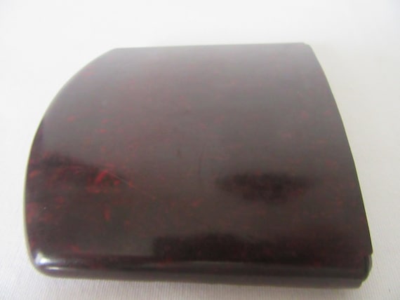 Curved bakelite cigarette case,holder.Slide opener.De… - Gem