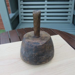 Antique Large Stonemasons Mallet / Wood Carvers ( Maul ) - Carvers ...