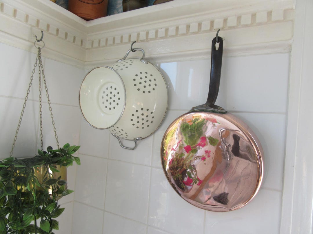 Copper Pancake Pan Crepe Pan Vintage French Copper Kitchen Crepe Pan ...