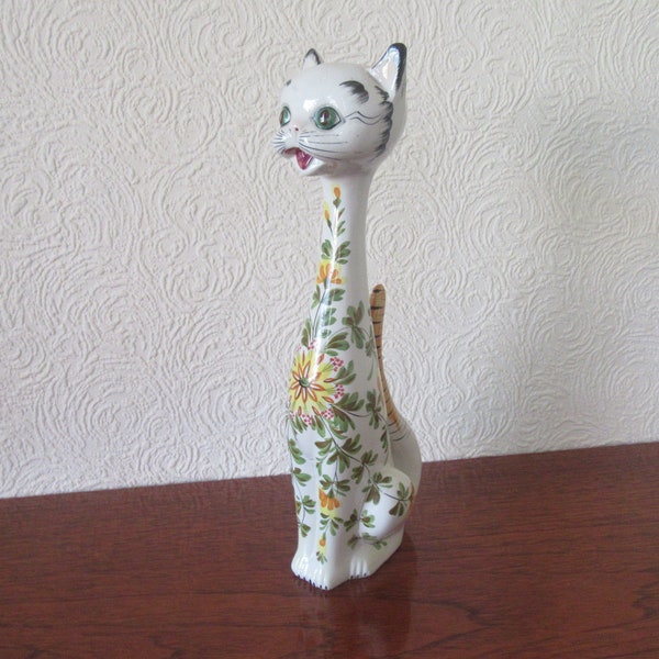 Italy Ceramic Cat - Etsy