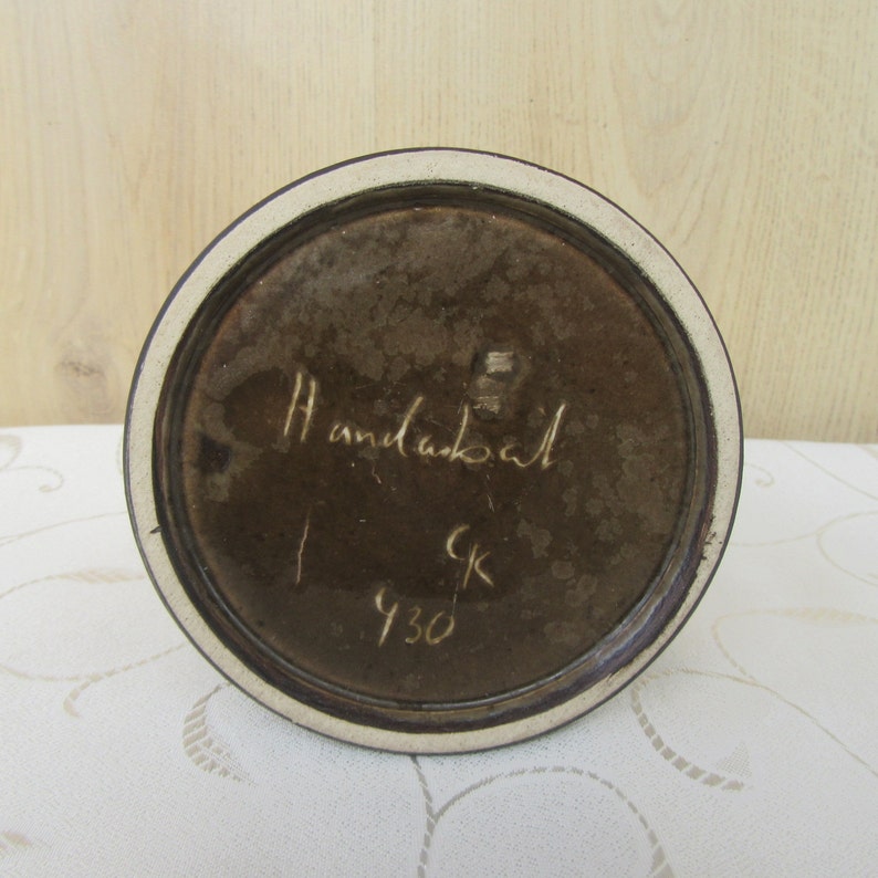 German Studio Pottery VaseHandmade Decorated by Artist and | Etsy