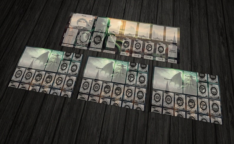 Arkham Horror 3rd Edition Player Mat & Card Display A4 - Digital ...