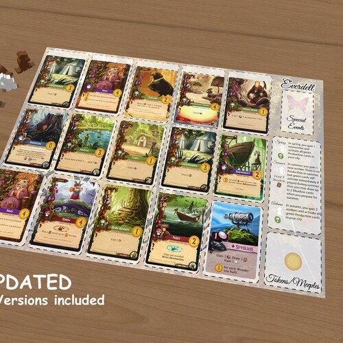 Everdell A3/A4 Player Mat Playmat Digital Download Only - Etsy