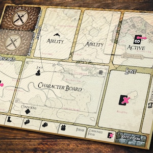 Gloomhaven Printable A4 Player Mat Playmat - Digital Download Only - Etsy