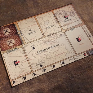 Gloomhaven Printable A4 Player Mat Playmat - Digital Download Only - Etsy