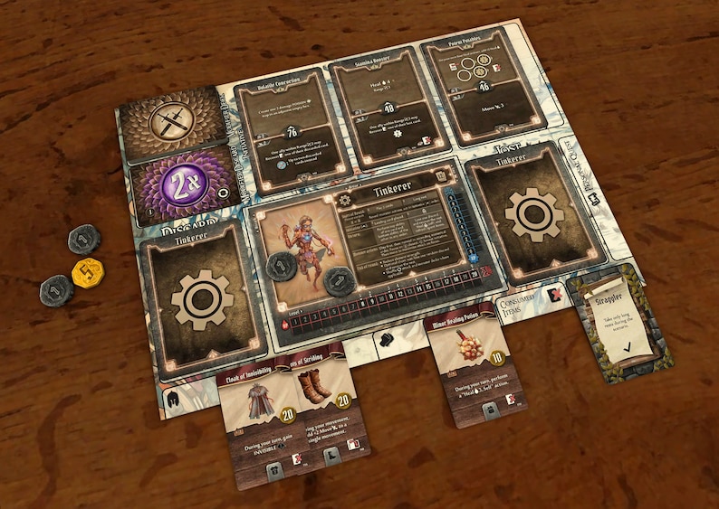 Frosthaven Printable A4 Player Mat & Wallpaper - Digital Download Only ...