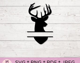 Deer Head/buck Cut File SVG, PDF, EPS - Etsy