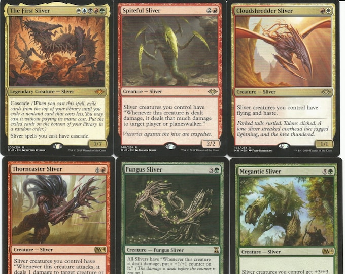 Commander-sliver Deck the First Sliver EDH-100 Card MTG Rtp-rares ...