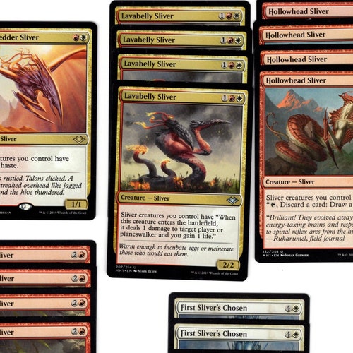 Sliver Deck Very Powerful MTG Magic the Gathering Ready - Etsy