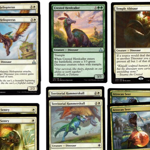 Dragon Custom Deck Black Red MTG Magic Gathering Ready to | Etsy