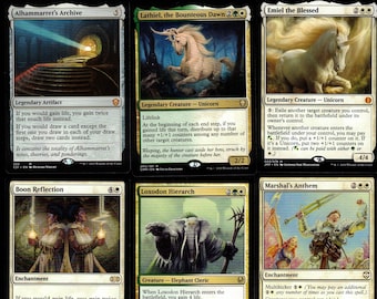 Blue-100 Card Sphinx Deck-commander-jace-rare-mythic-magic the ...