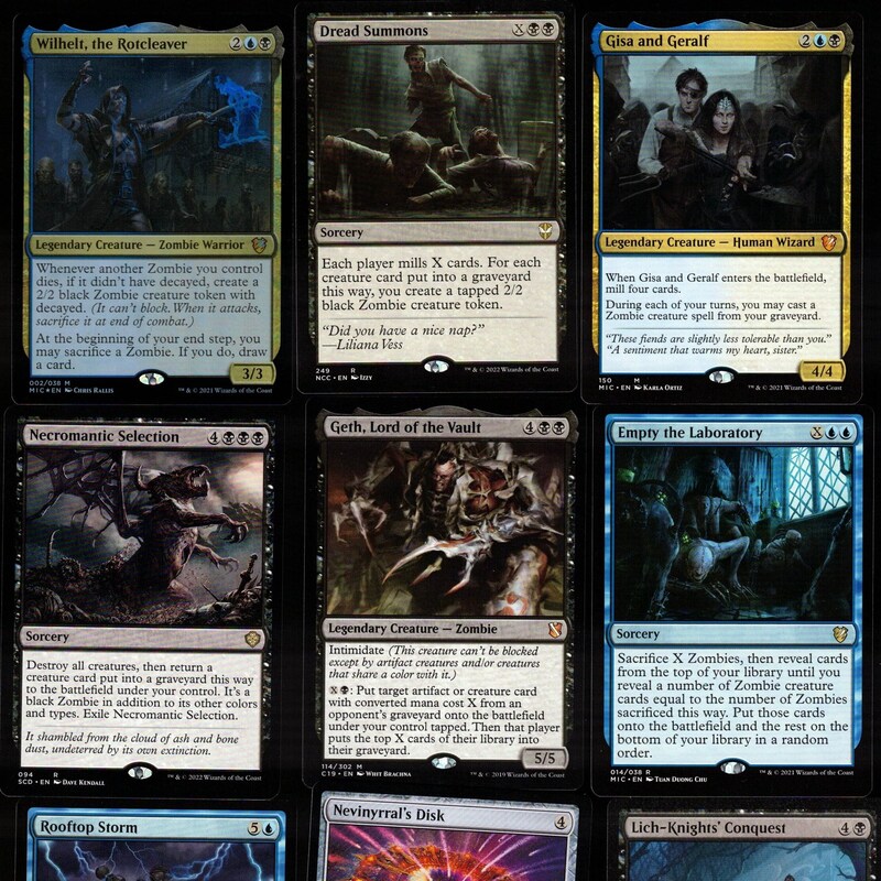 Mtg Zombie Card Sleeve - Etsy