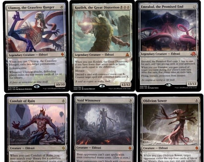 ULTIMATE ELDRAZI-100 Card Magic the Gathering Commander Deck-rares ...