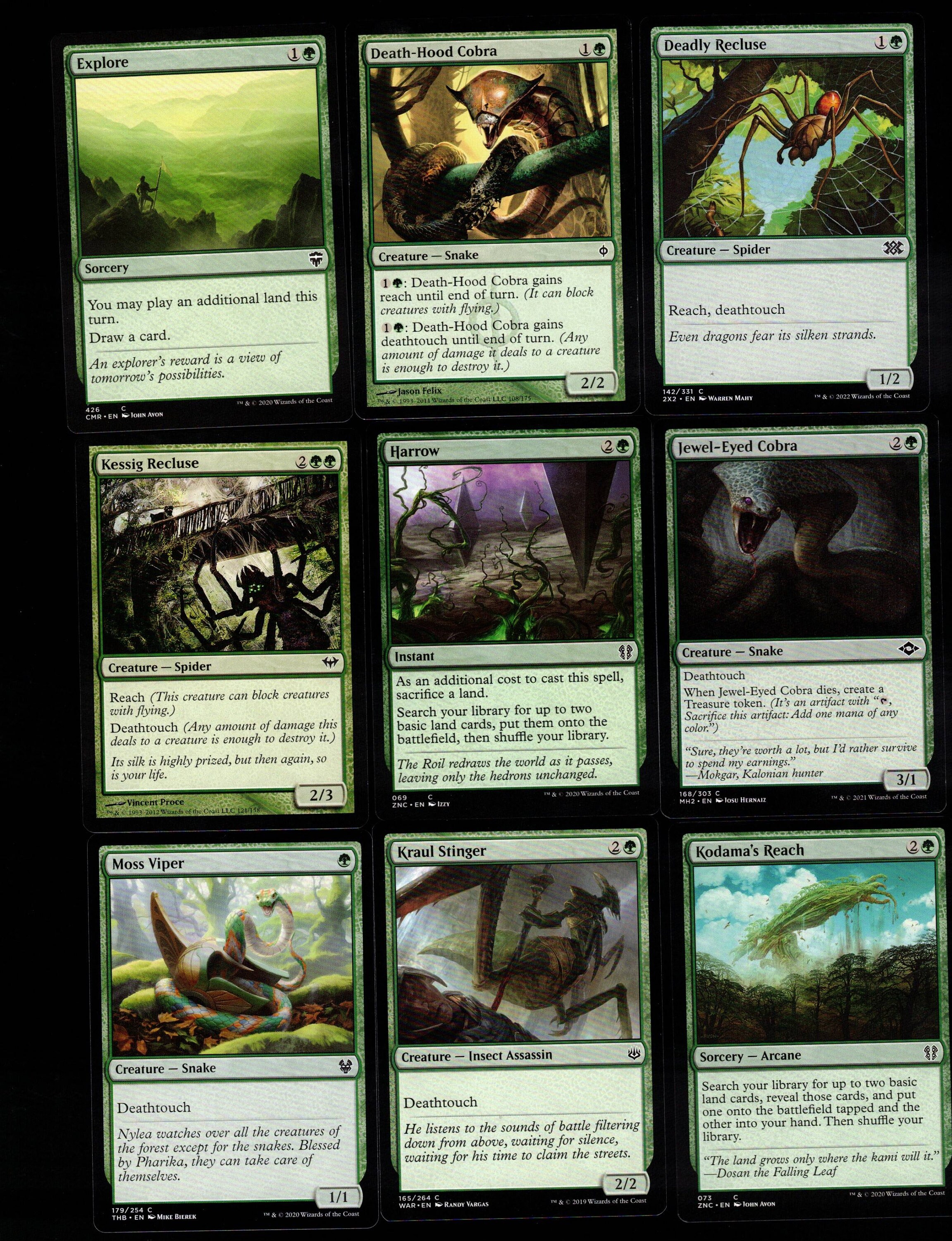 Poisoned Deathtouch-100 Card Magic the Gathering Commander - Etsy