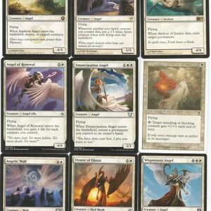 Commander-angel DECK -REYA -edh -white-artifact-100 Card Mtg - Ready to ...