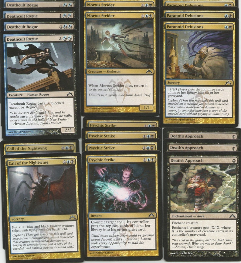 Blue Black Mill Deck - Mind Grind - MTG Magic the Gathering - 60 Cards ...