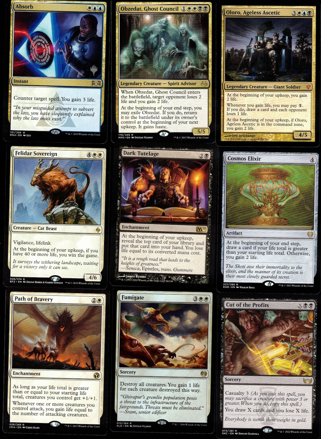 Oloro Attacks!-100 Card Magic the Gathering Commander Deck-mtg-rares ...