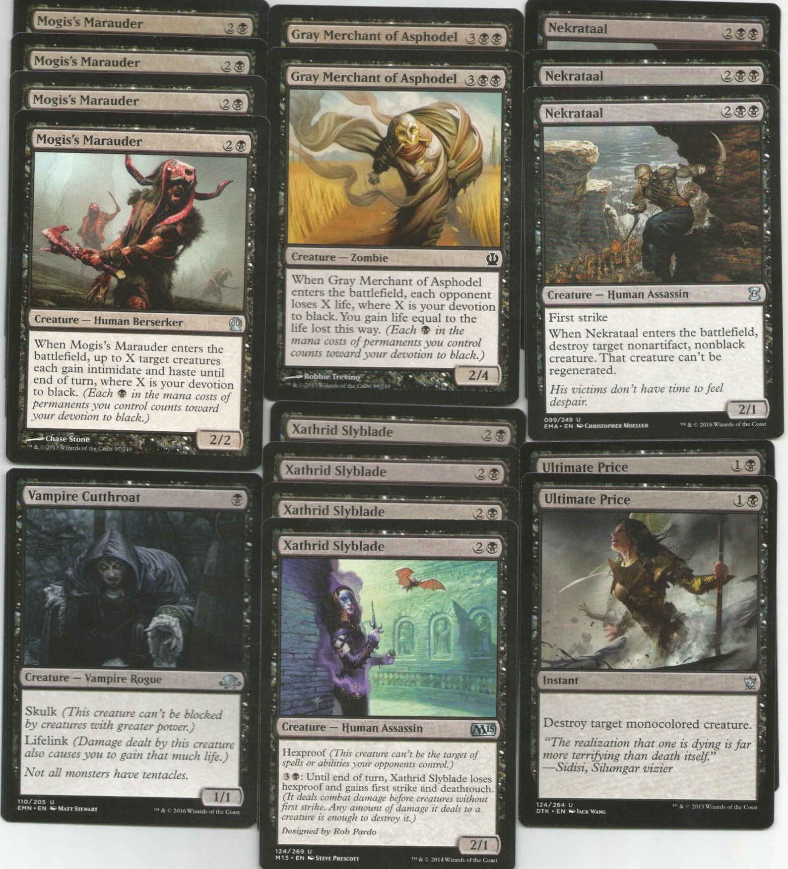 Nixilis the Demon (mono Black) Deck - Desecration Demon - Mtg Magic the ...