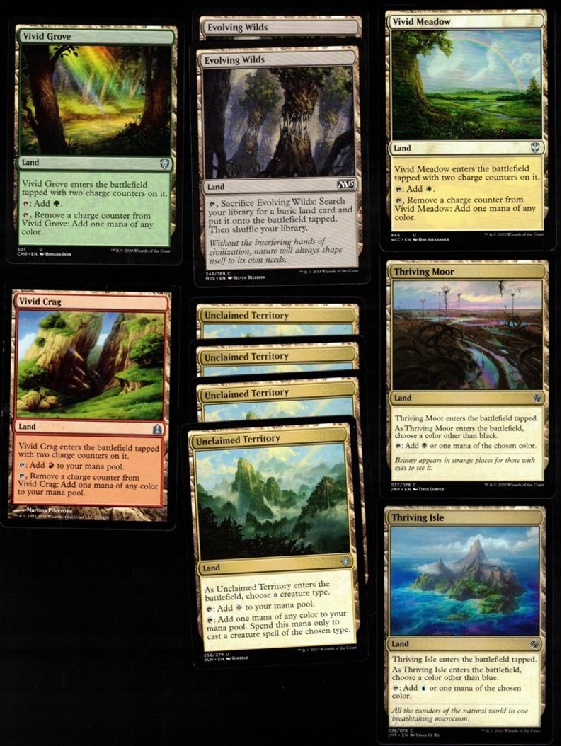 5 Color Slivers!-60 Card Magic the Gathering Deck-mtg-rares-sliver ...