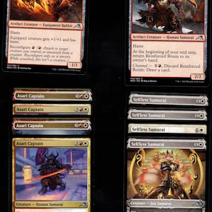Swift Samurai-60 Card Magic the Gathering Deck-mtg-rares-red/white ...