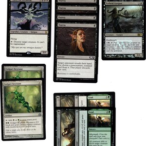 Vraska's Touch of Death-60 Card Magic the Gathering Deck-mythic-rare ...