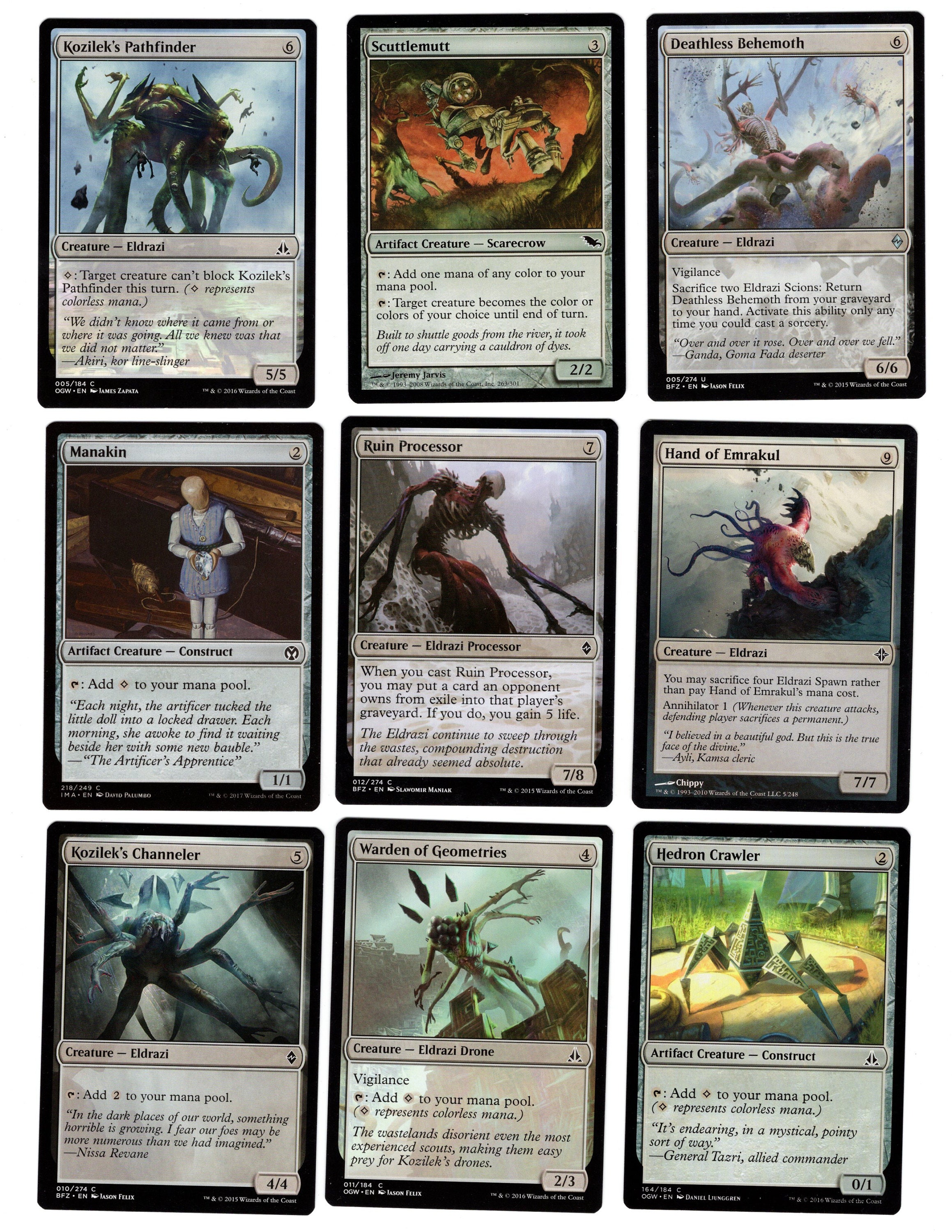 Kozilek Great Distortion-commander-100-card Deck-mtg-magic the | Etsy