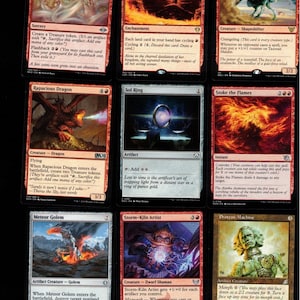 DRAGONS & DWARVES-100 Card Magic the Gathering Commander Deck-koth-rare ...