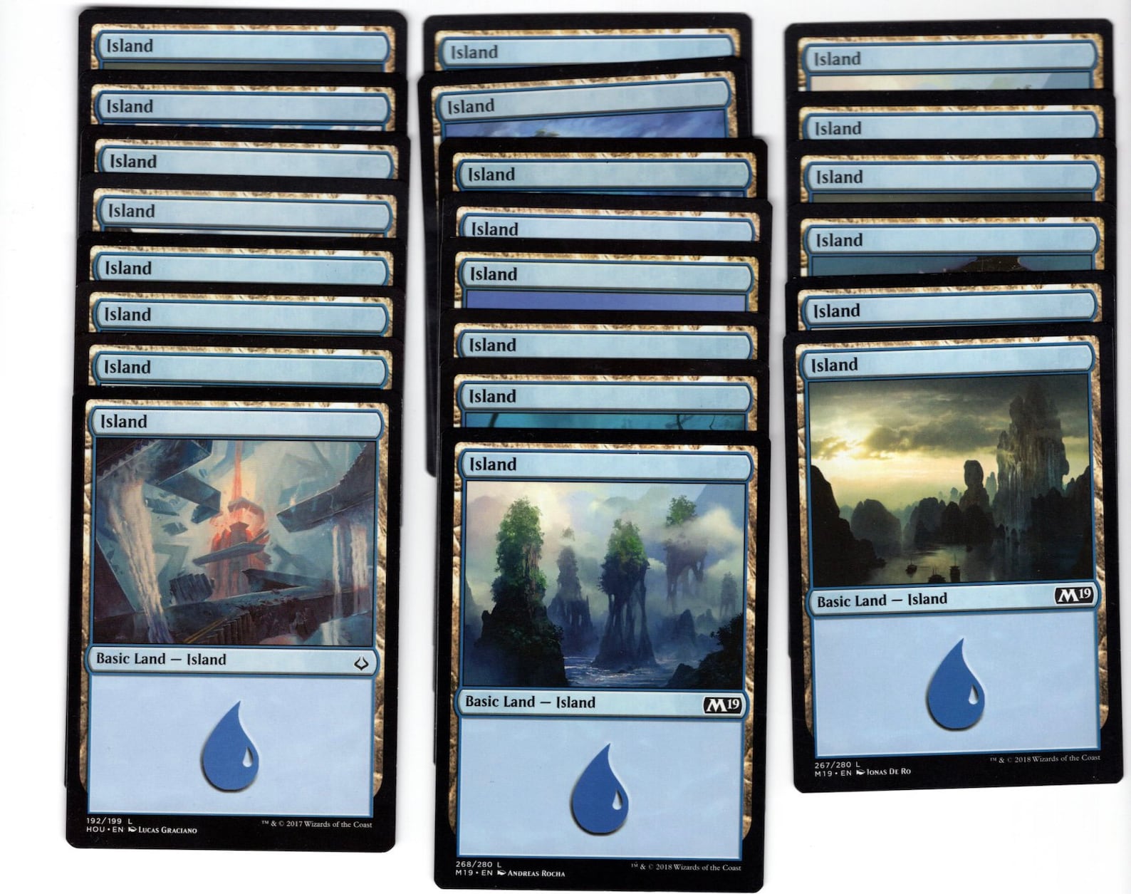 Sliver Mono Blue Mill 60 card deck-Magic the | Etsy