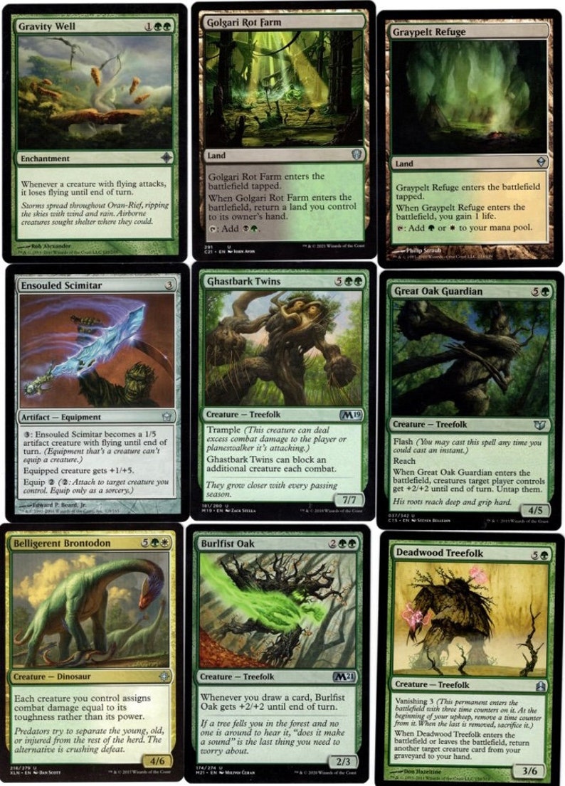 Doran's Army-treefolk-100 Card Commander Deck-mtg-magic the Gathering ...