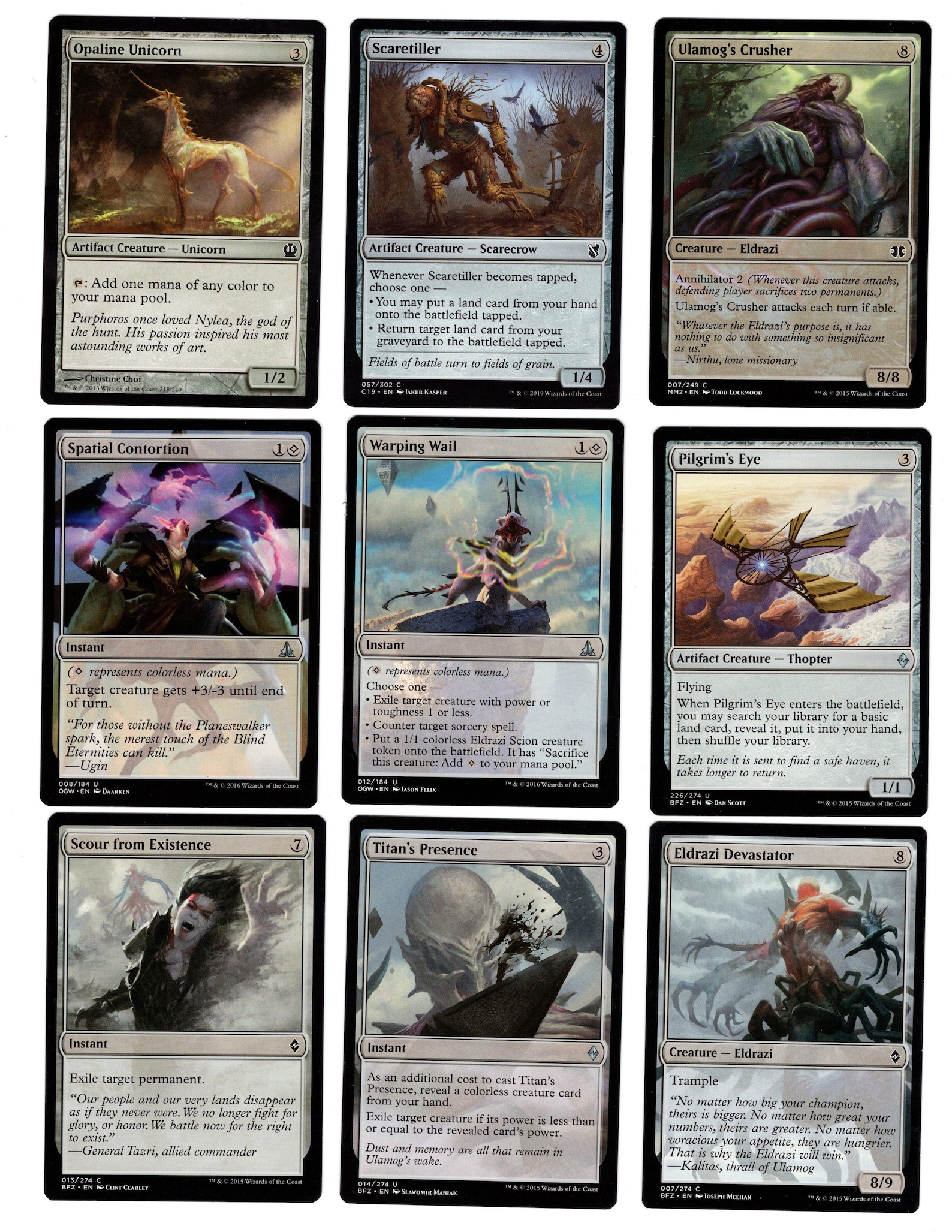 Emrakul Promised End-commander-edh-100 Card Deck-mtg-magic the ...