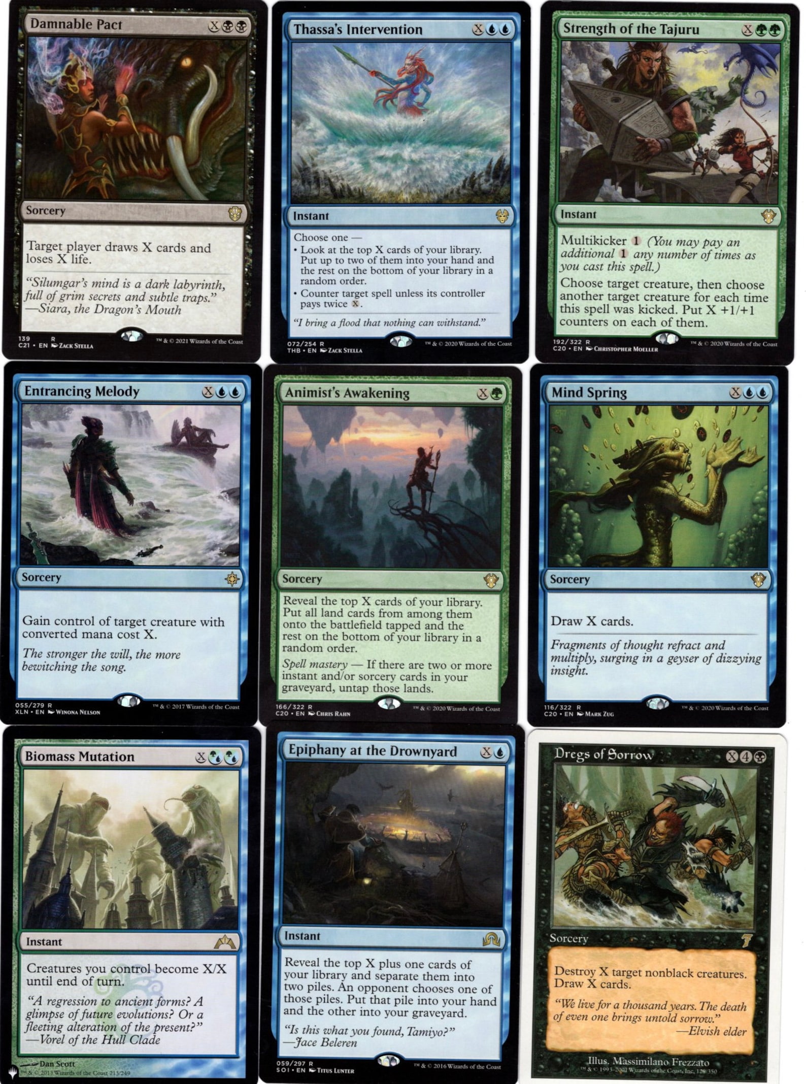 Hydra Edh/commander Deck-100 Cards-mtg-magic the Gathering-rares ...