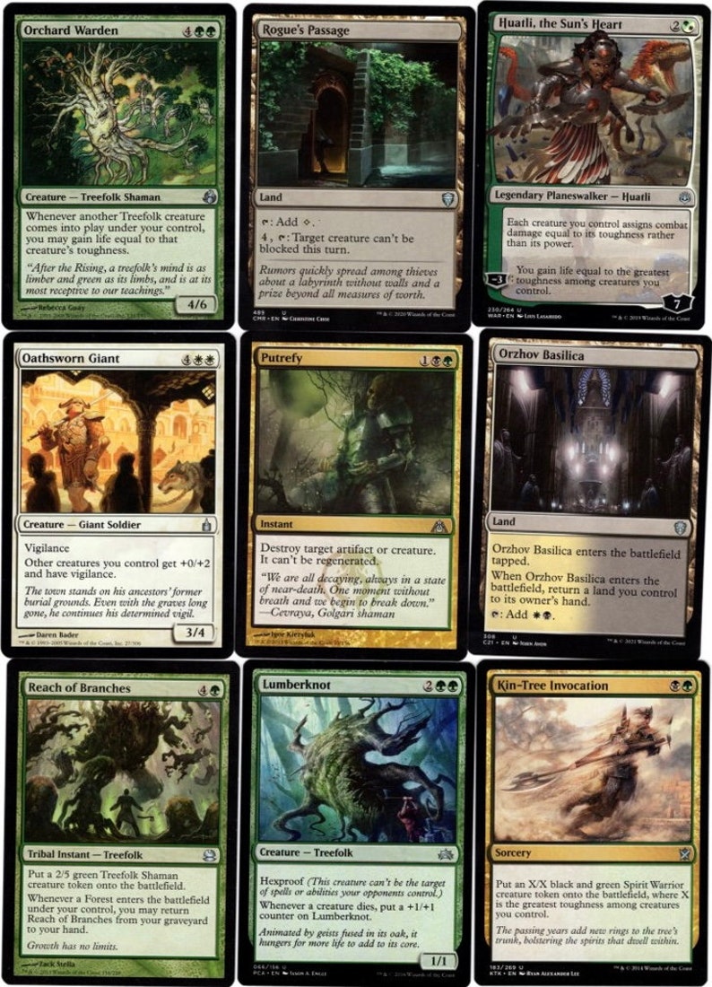 Doran's Army-treefolk-100 Card Commander Deck-mtg-magic | Etsy
