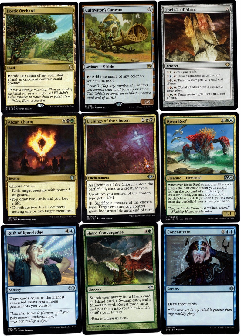 FEAR the REAPER!-100 Card COMMANDER Deck-magic the Gathering-rares ...