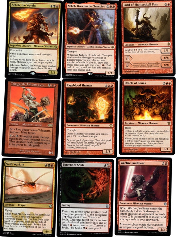 quality of service Magic Cards Minotaur Madness ***Custom Commander ...