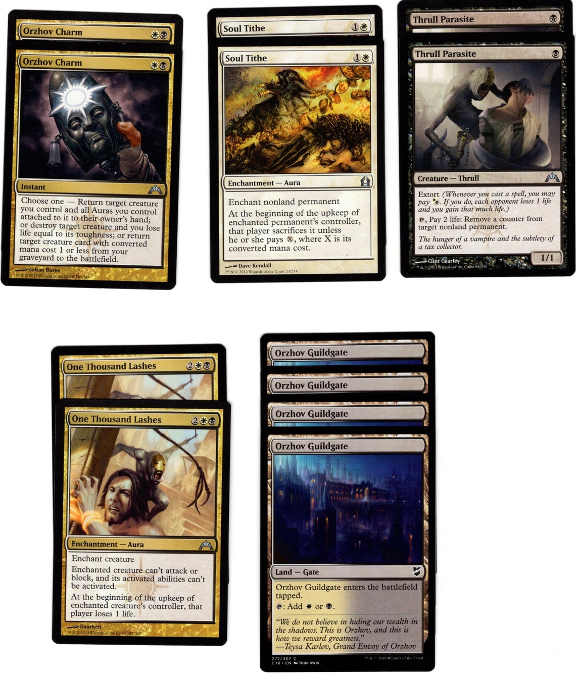 Extort Black White Pontif of Blight Custom 60 Card Magic - Etsy