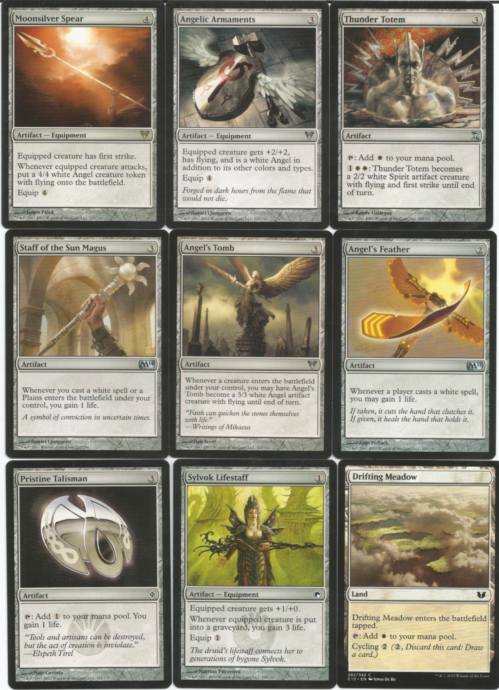 Commander-angel DECK -REYA -edh -white-artifact-100 Card Mtg - Ready to ...