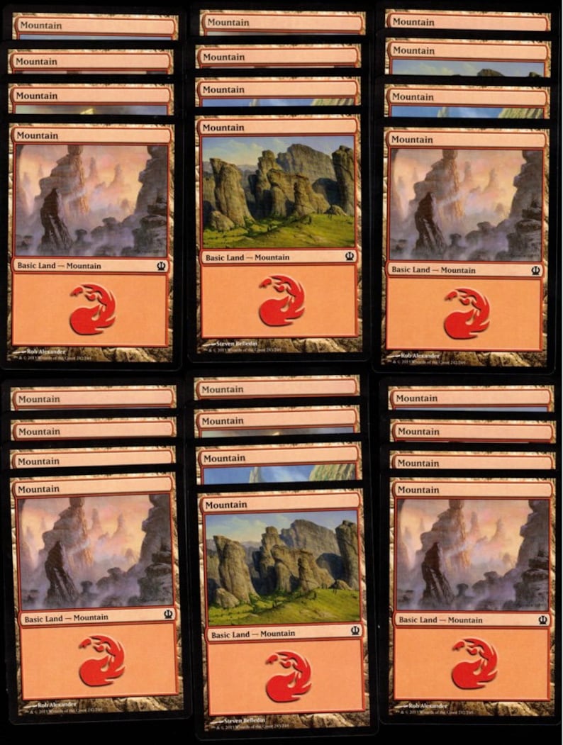 Dragon Fire!-60 Card Magic the Gathering Deck-mtg-rares-mythics-red ...